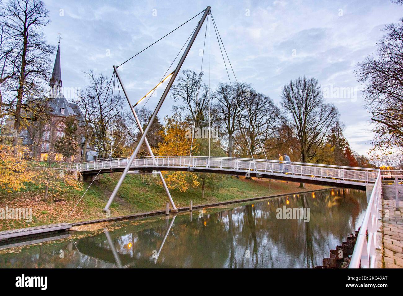 A pedestrian bridge in Utrecht. Daily life in Utrecht, the fourth ...