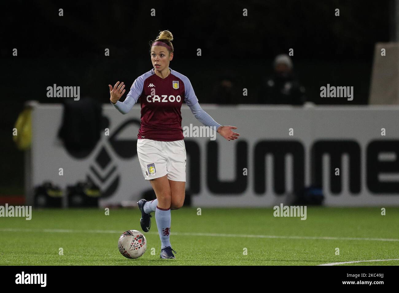 Nadine Hanssen of Aston Villa during FA Women's Continental League Cup ...
