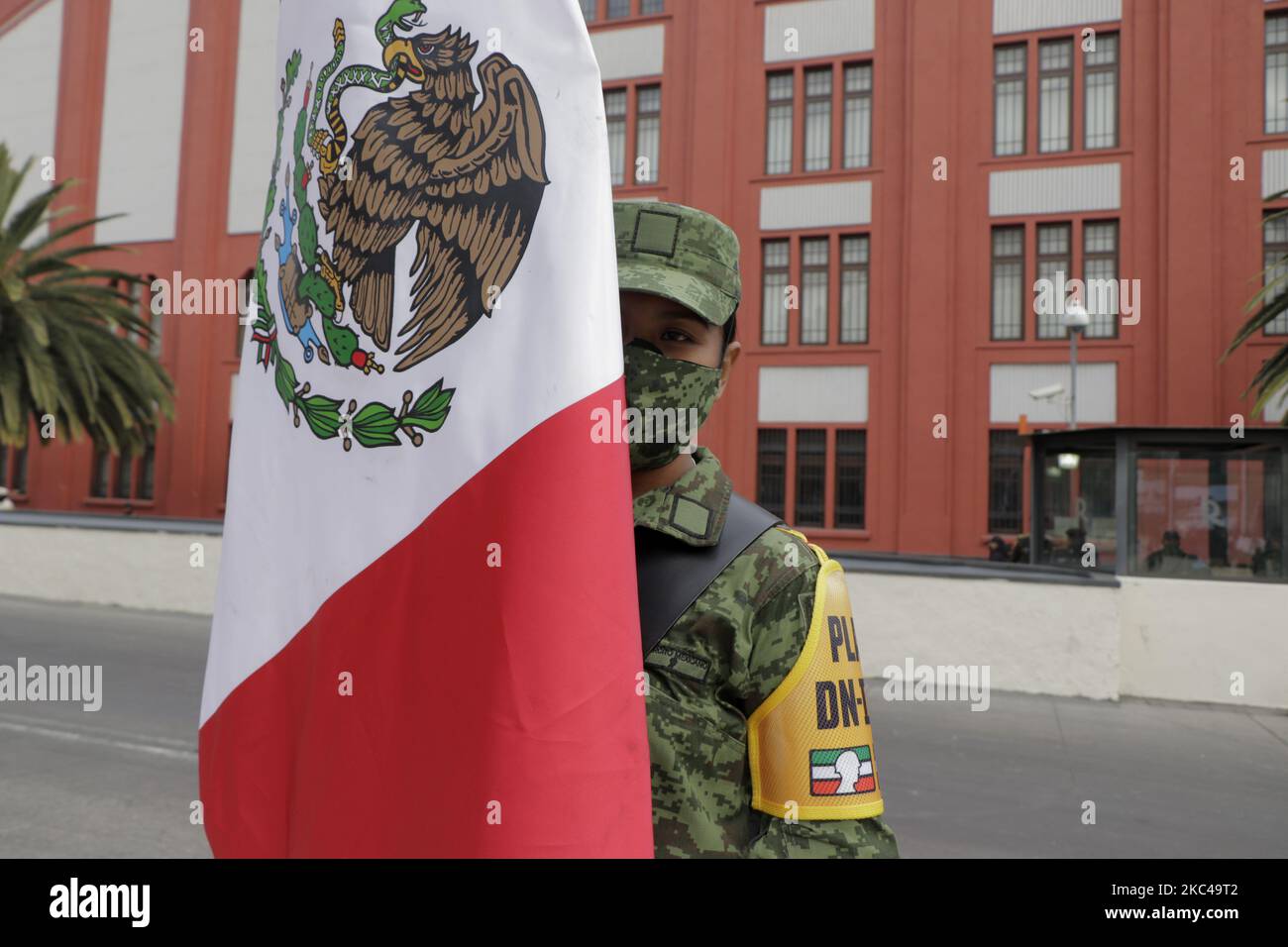 Members of the army paraded on the occasion of the 110th Anniversary of ...