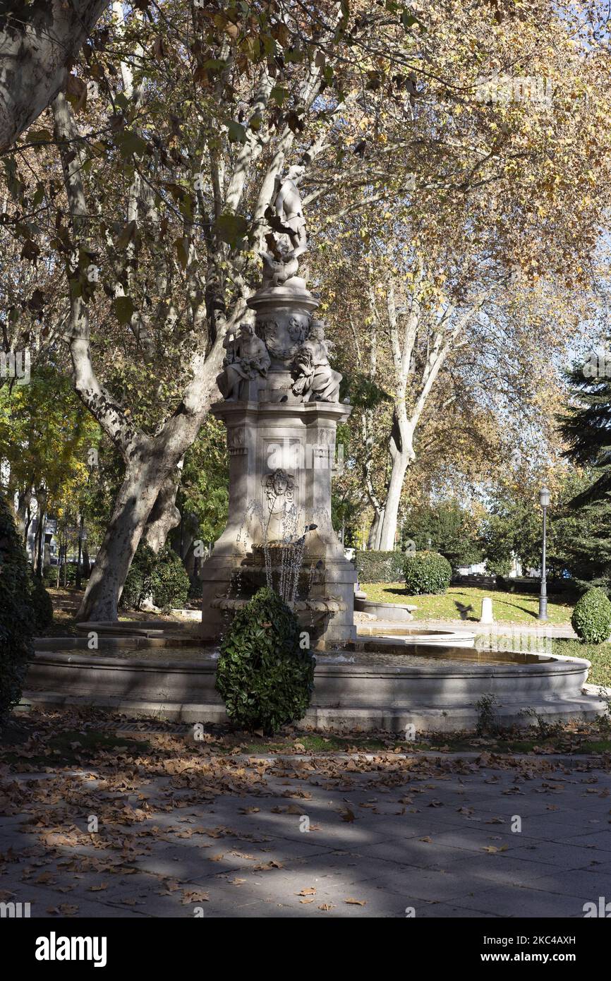 General view of Paseo del Prado, Madrid presents the candidacy of ...