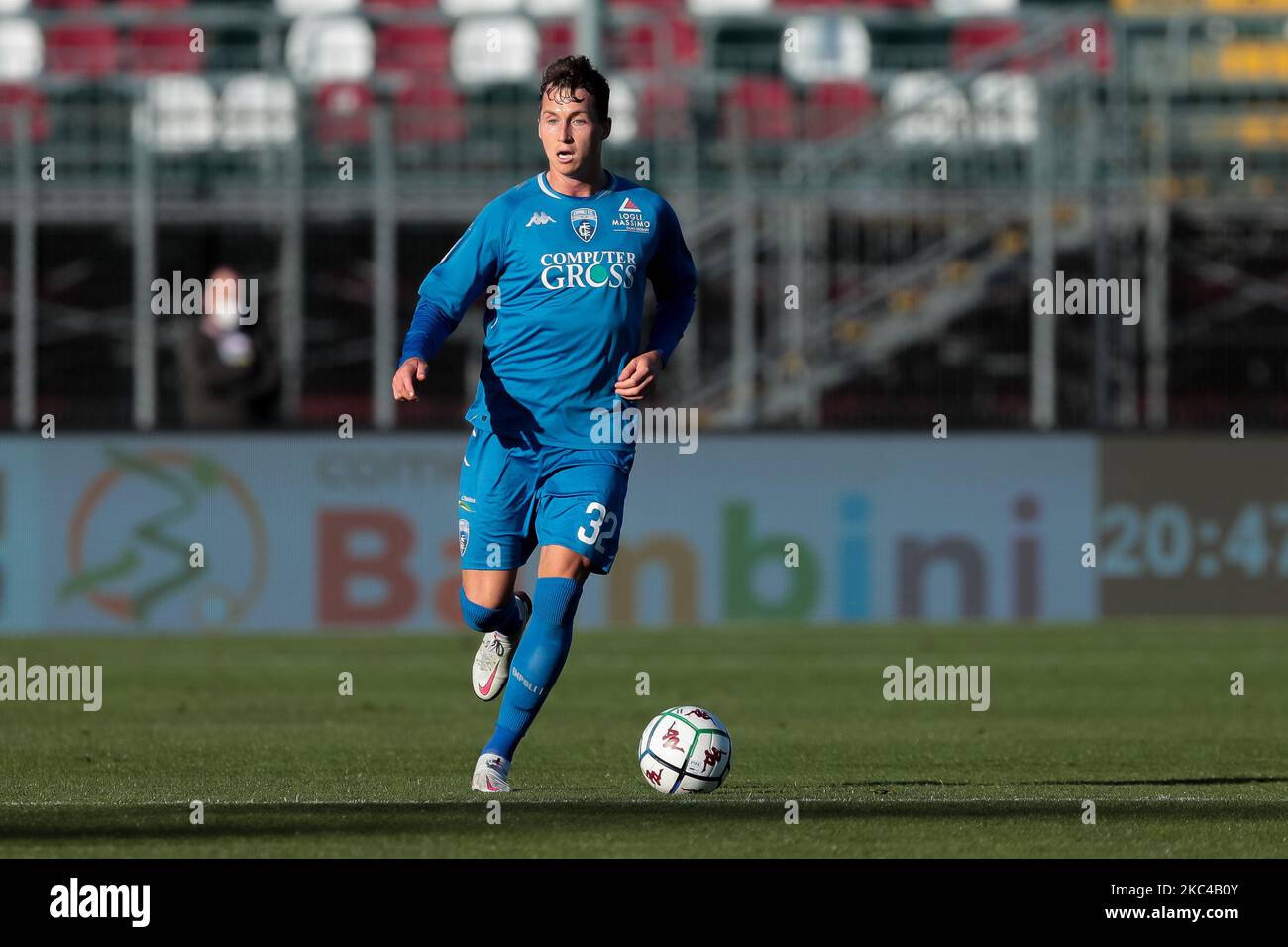 Nicolas Haas during the Serie BKT match between Cittadella and Empoli ...