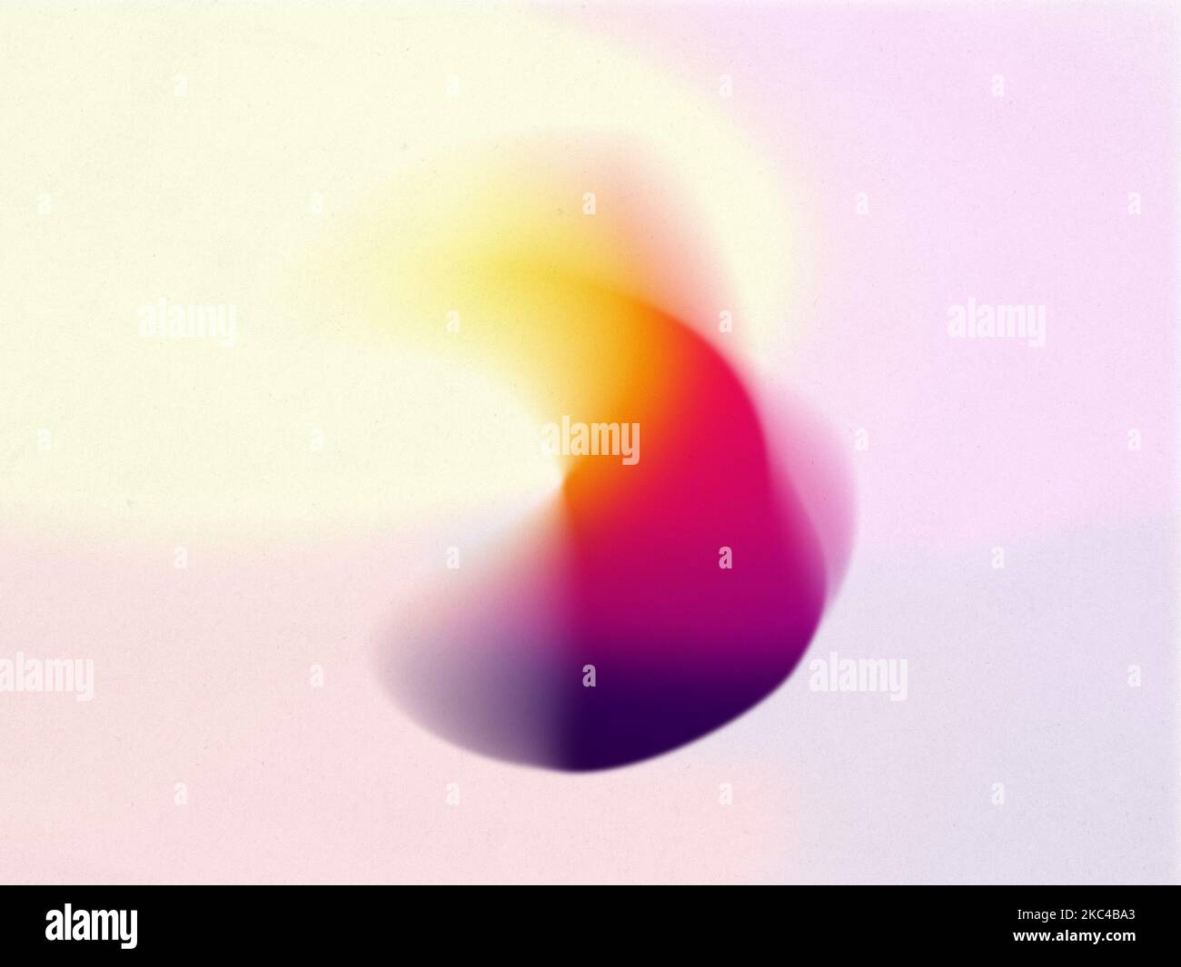 Multicolored, blurred and abstract shape on colorful, textured and ...