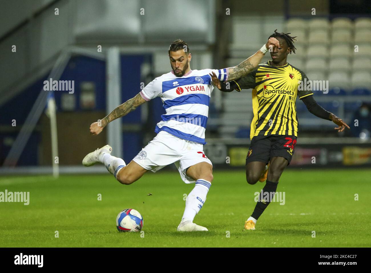 QPRs Geoff Cameron on the ball during the Sky Bet Championship match ...