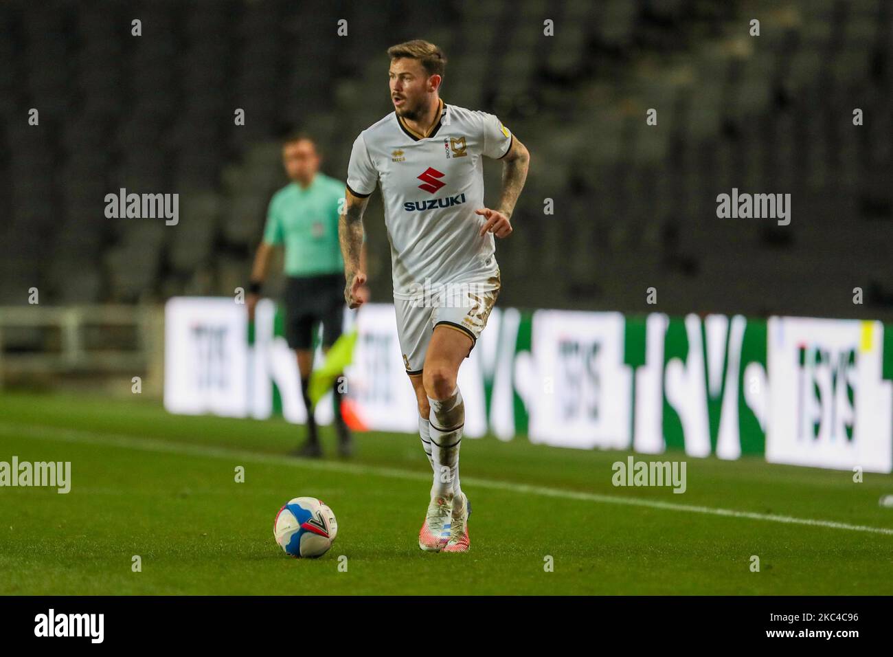 Milton Keynes Dons Ben Gladwin during the second half of the Sky Bet ...