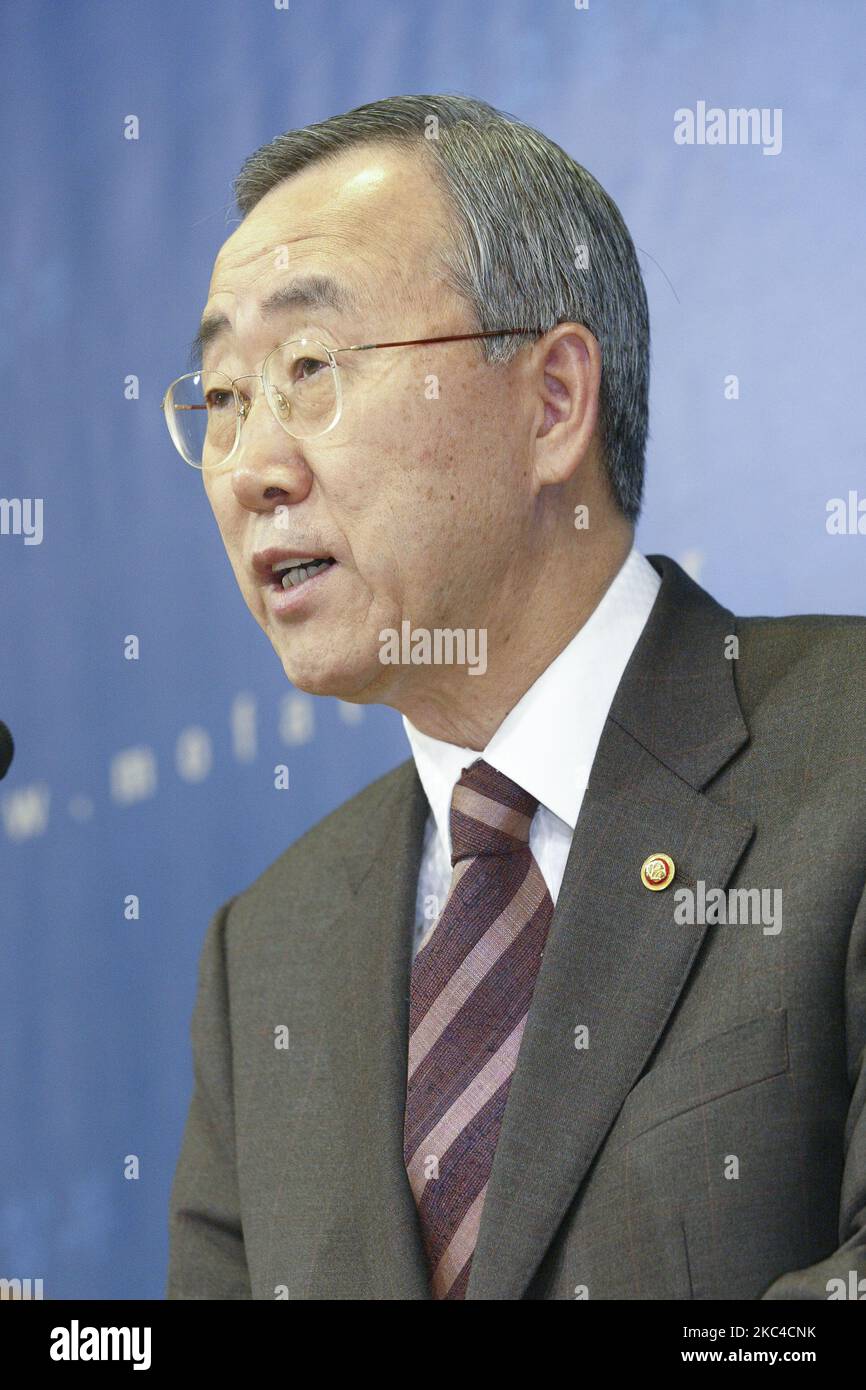 Former United Nations Secretary General Ban Ki Moon's South Korean ...