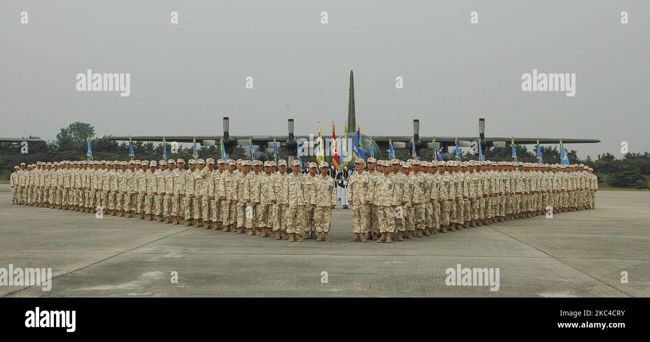 South Korean Airforce 58th Airlift Group 'Daiman Unit' creation corps ...