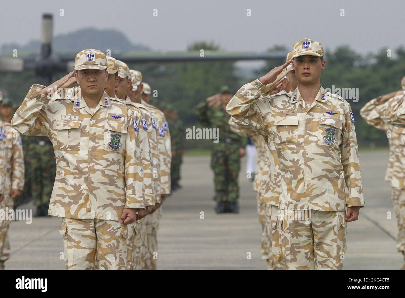 South Korean Airforce 58th Airlift Group 'Daiman Unit' creation corps ...