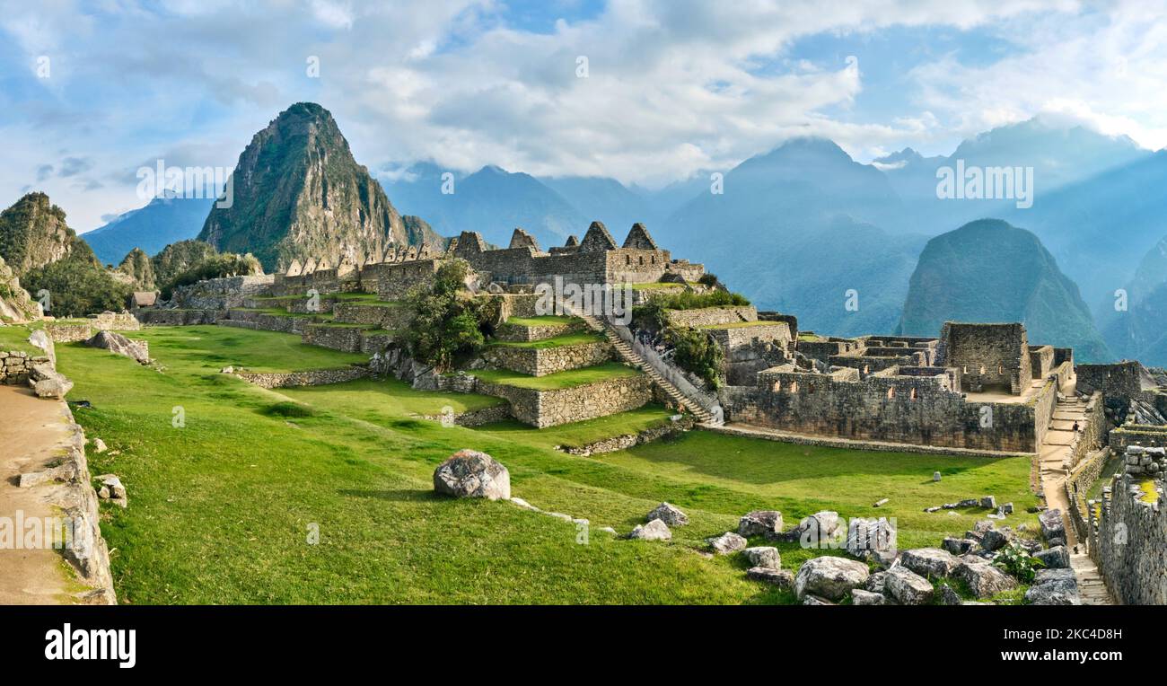 The Machu Picchu citadel in Peru Stock Photo - Alamy