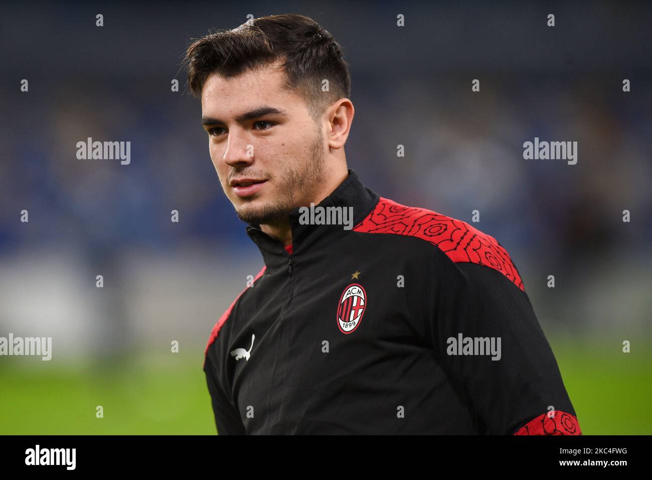 Brahim Diaz of AC Milan during the Serie A match between SSC Napoli and ...
