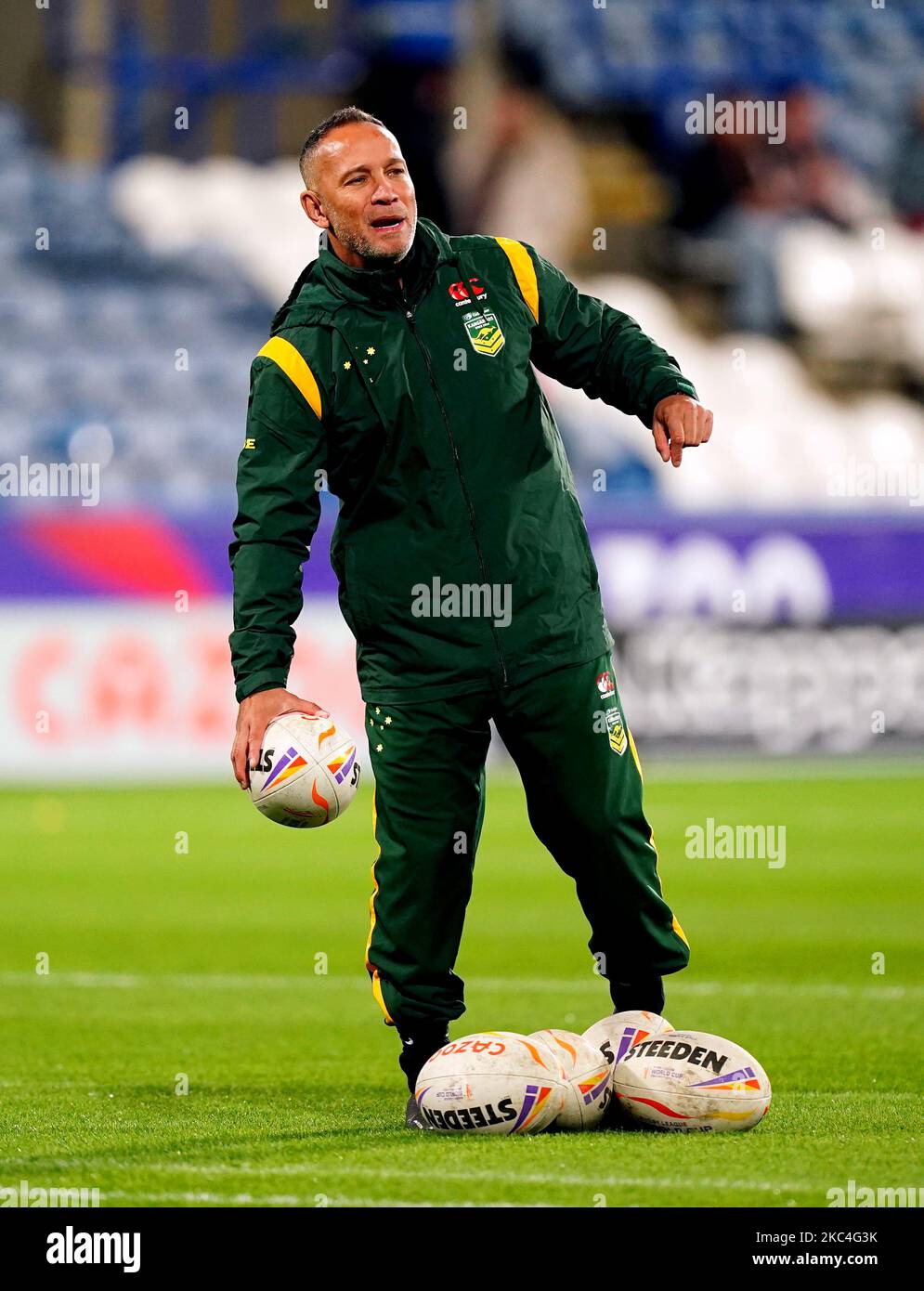 Australia assistant coach Adrian Lam ahead of the Rugby League World ...