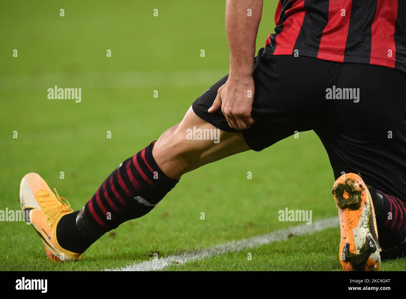 Zlatan Ibrahimovic of AC Milan during the Serie A match between SSC ...