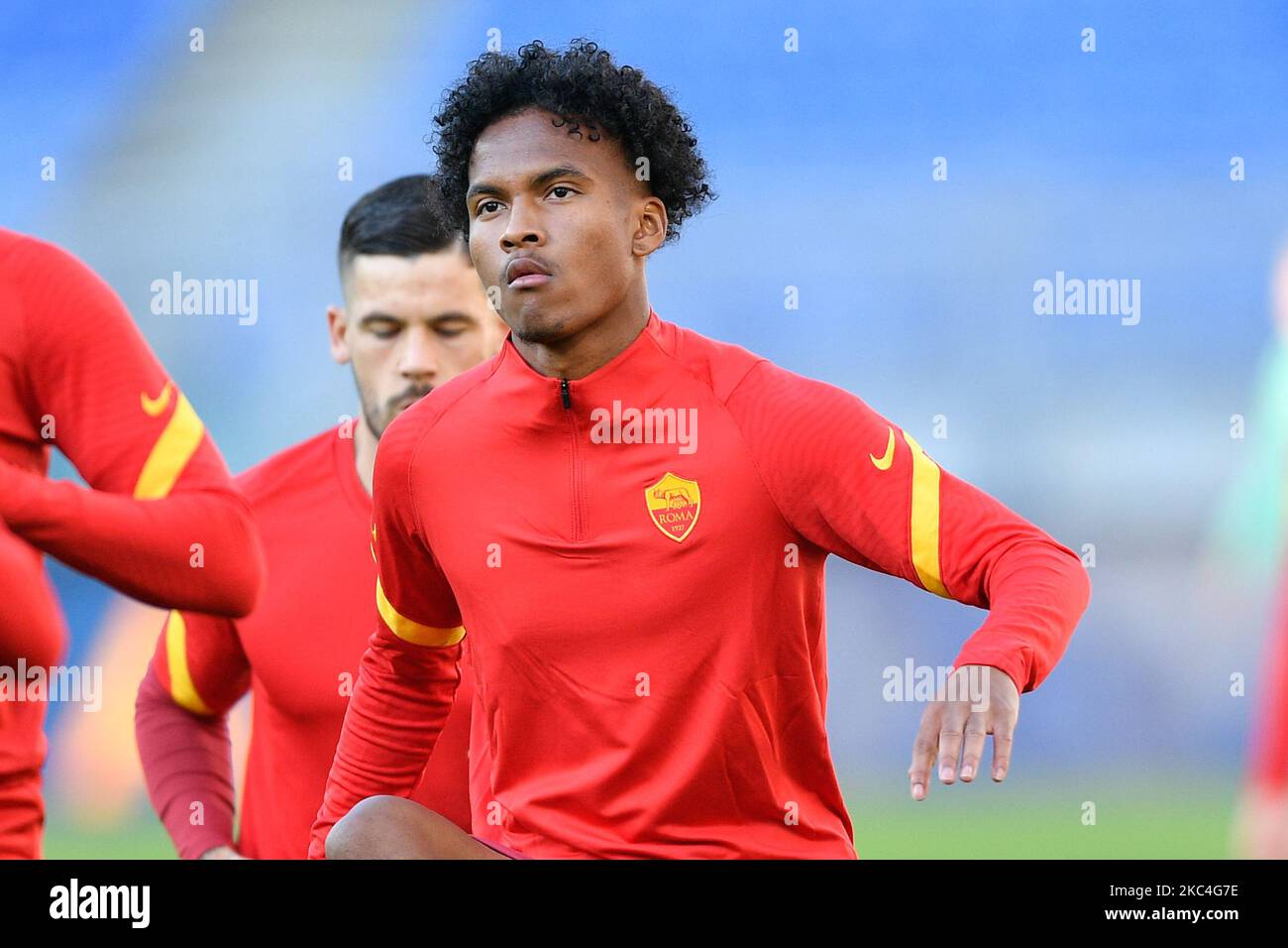 Ruben Providence of AS Roma during the Serie A match between AS Roma ...