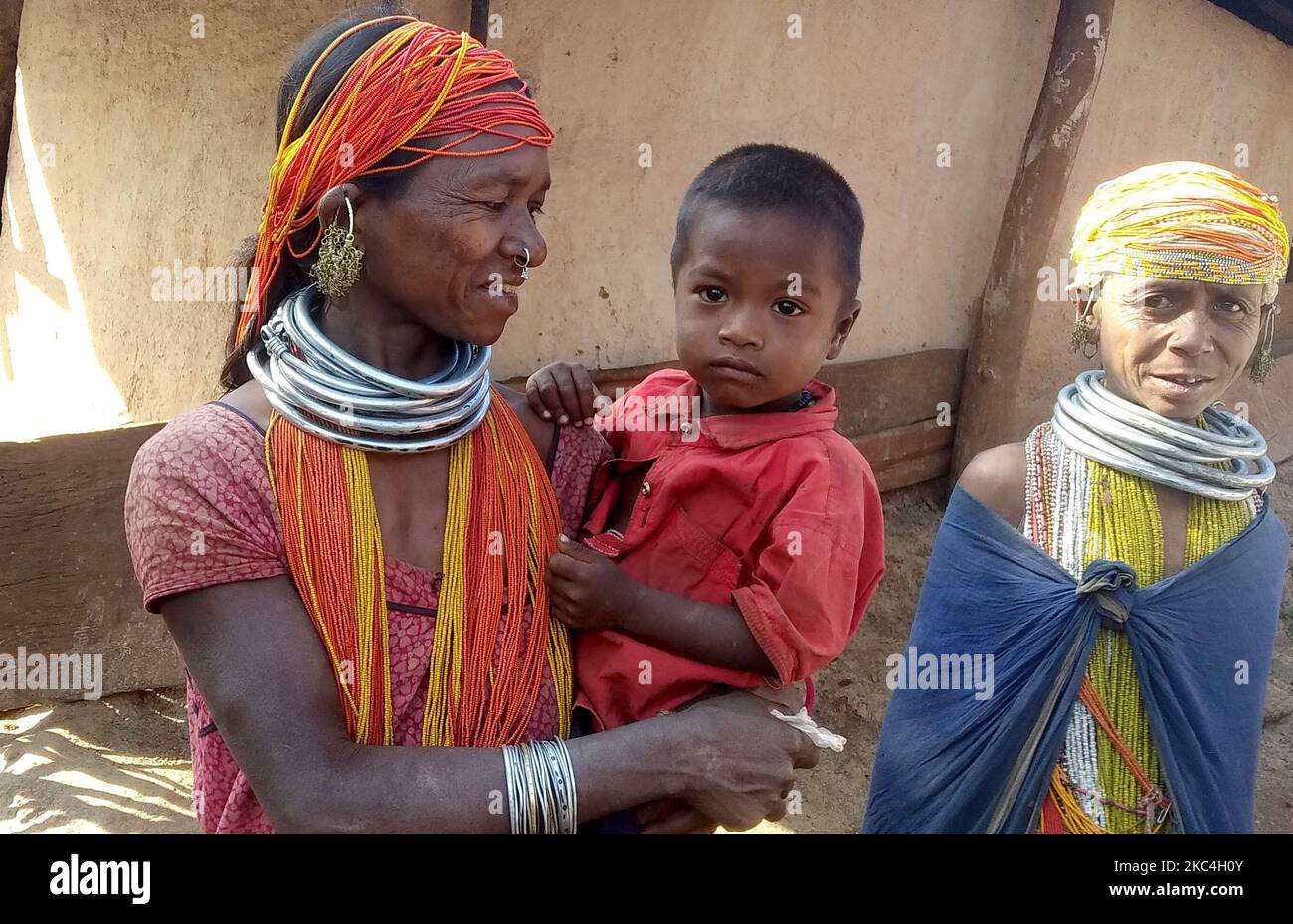 Indigenous Bonda cast tribes are seen at their living valley as they ...