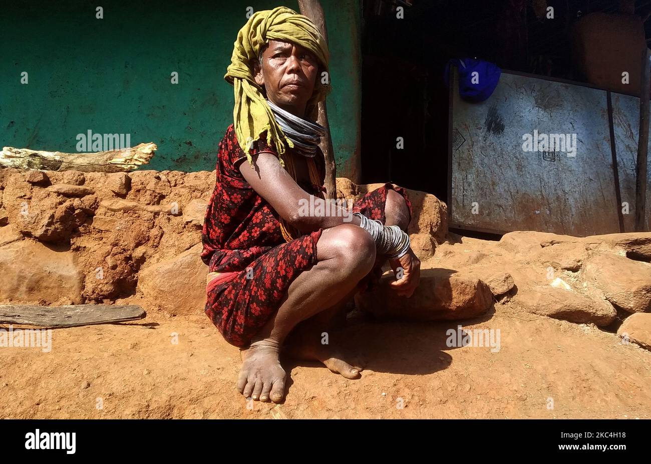Indigenous Bonda cast tribes are seen at their living valley as they ...