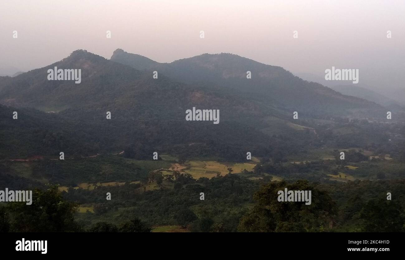 Indigenous Bonda cast tribes are seen at their living valley as they ...