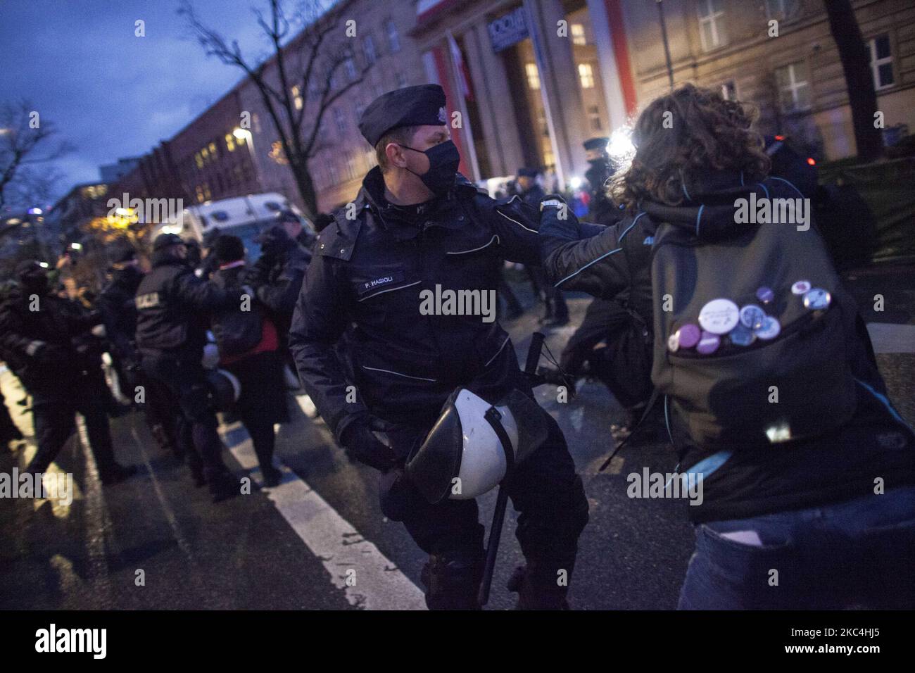 Blockade of Ministry of National Education by students supporting ...