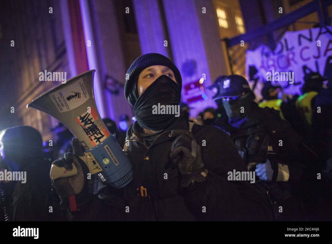 Blockade of Ministry of National Education by students supporting ...