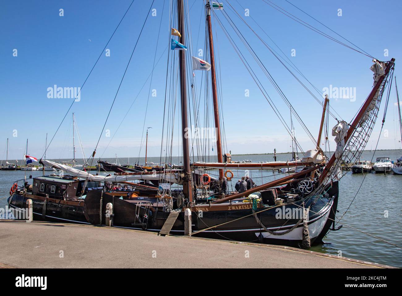Daily life in Volendam traditional fishing village with Dutch ...