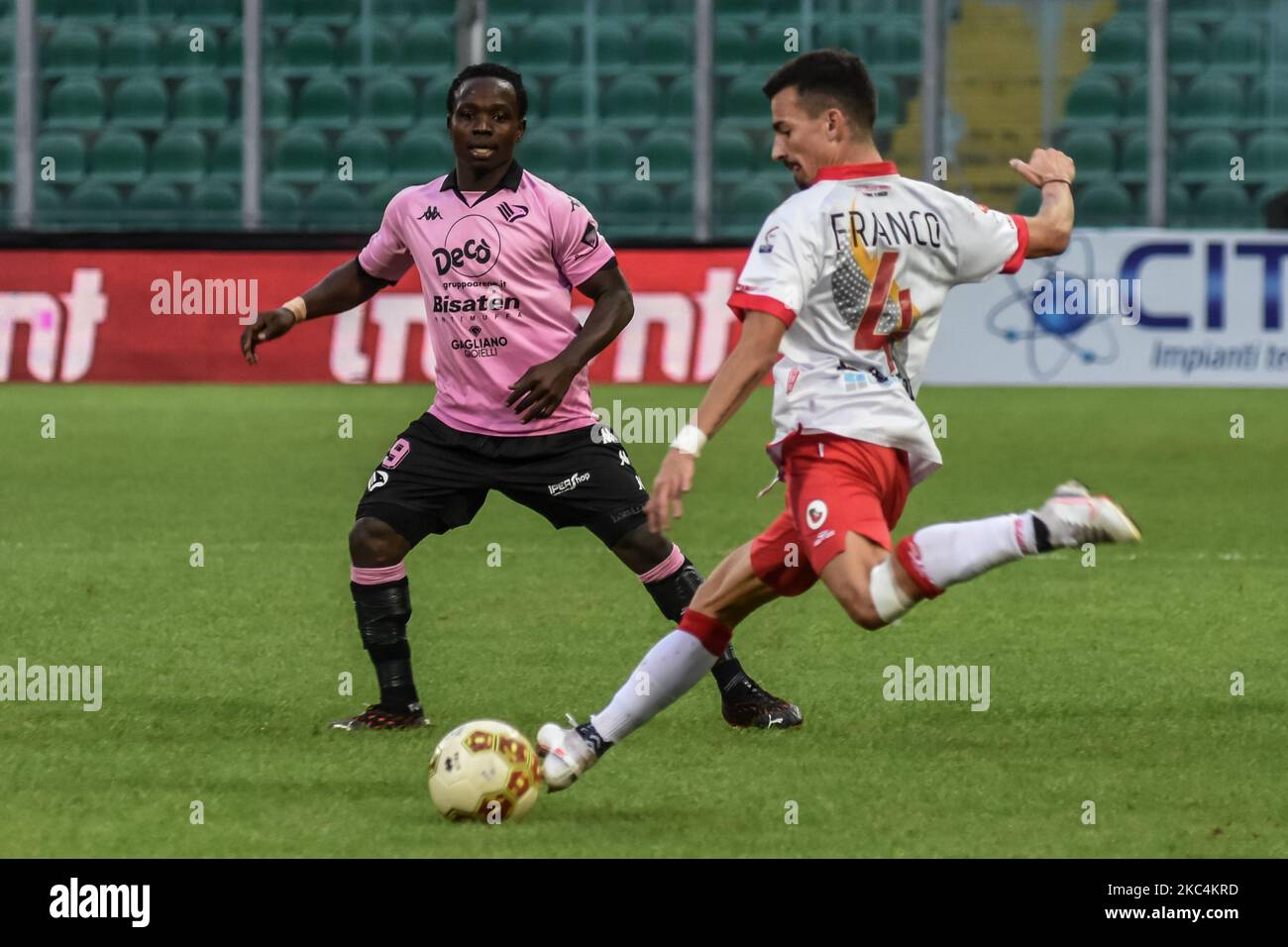 Odjer Moses during the Serie C match between Palermo FC and Turris, at ...