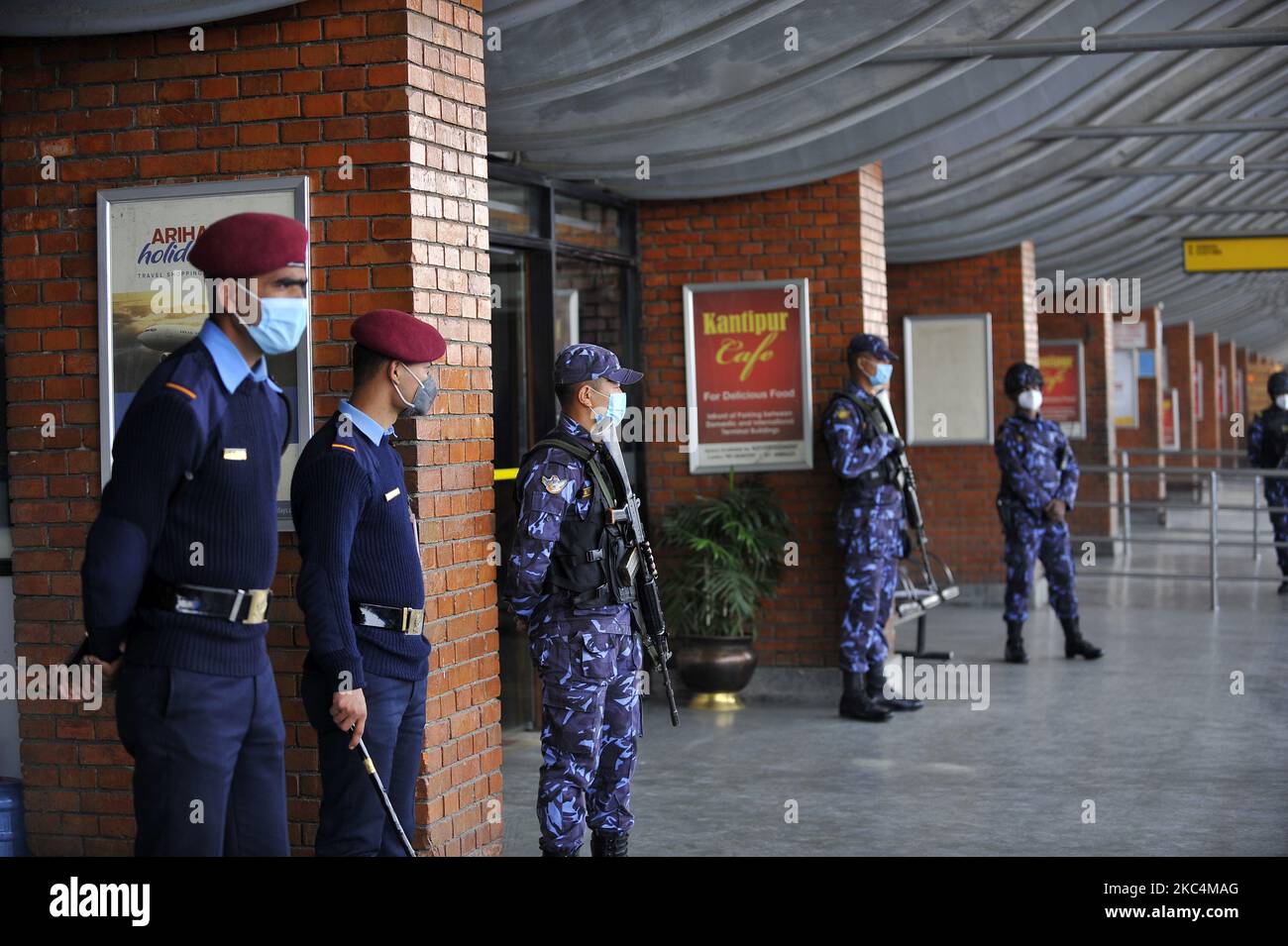 Nepal Police security guard for Indian Foreign Secretary Harsh Vardhan Shringla Shringla as ...