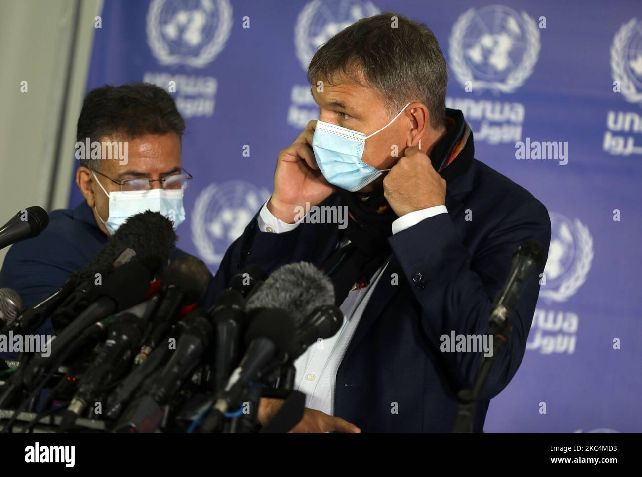 Philippe Lazzarini, the Commissionner General of the United Nations ...