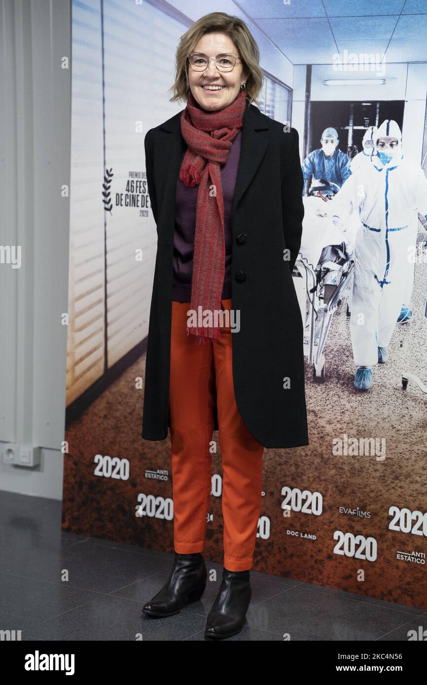 Maria Pujalte attends premiere “2020” documentary film of Hernán Zin ...