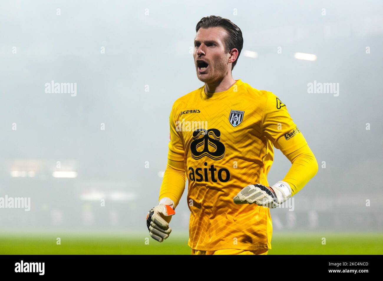 TILBURG, NETHERLANDS - NOVEMBER 4: Michael Brouwer of Heracles Almelo ...