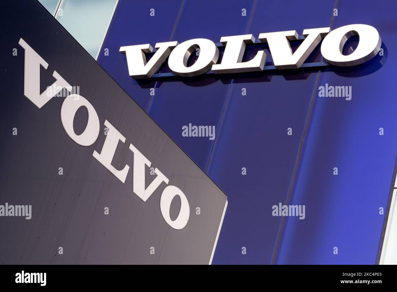 A logo of Volva cars in Krakow, Poland seen on Friday, November 27 ...