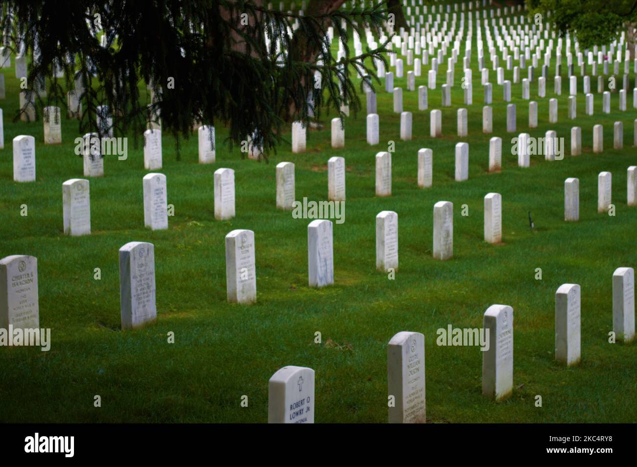 The Arlington national cemetery near Washington DC Stock Photo - Alamy