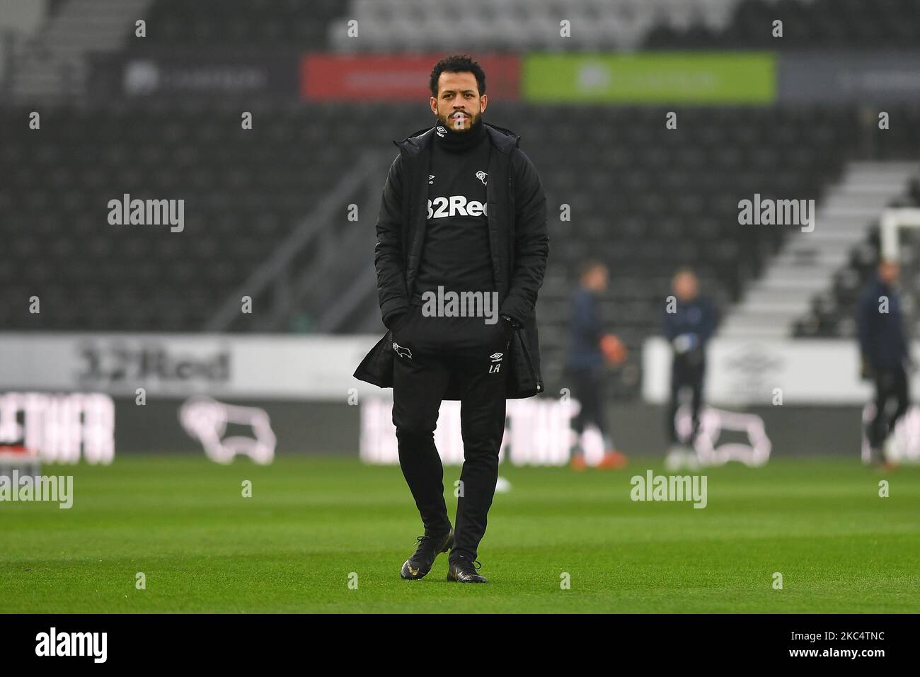 Liam Rosenior of Derby County during the Sky Bet Championship match ...
