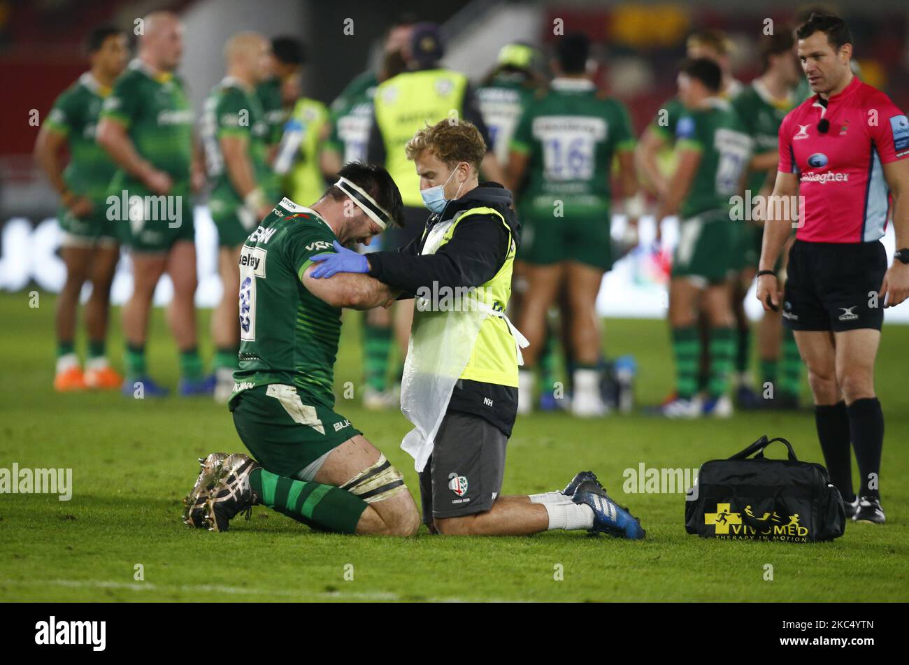 Matt Rogerson of London Irish during Gallagher Premiership between ...