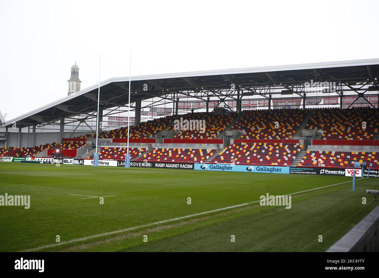 View of London Irish New Ground during Gallagher Premiership between ...