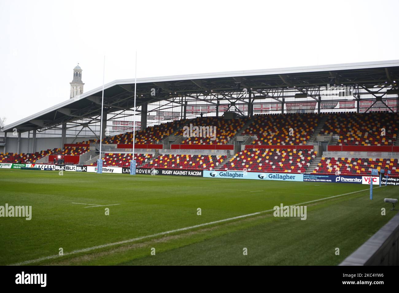 View of London Irish New Ground during Gallagher Premiership between ...
