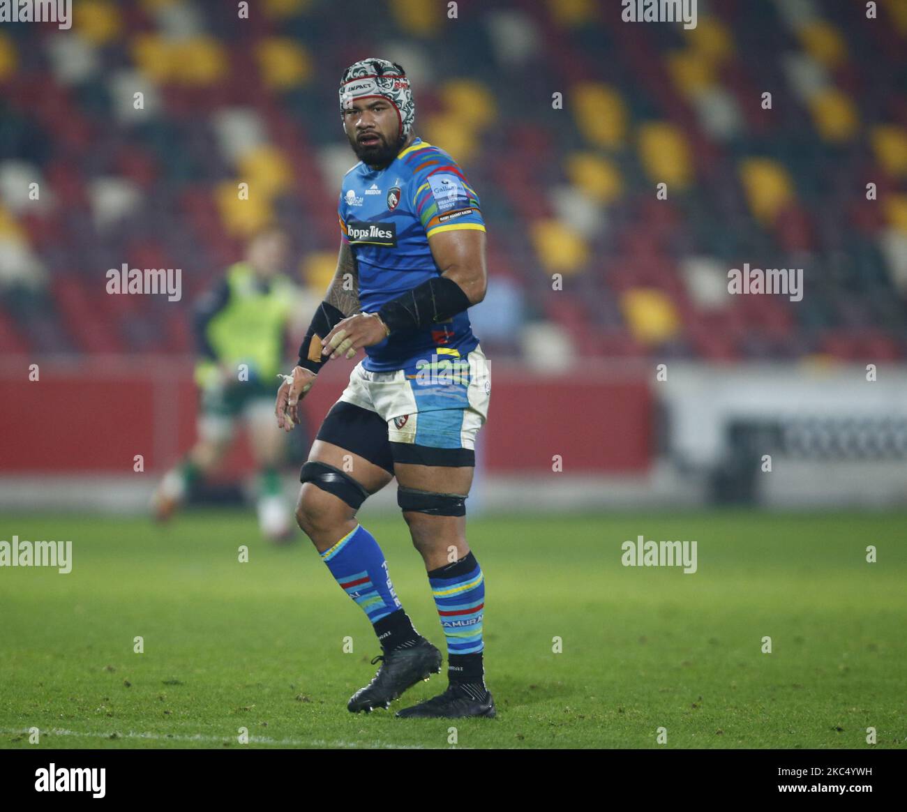 Jordan Taufua of Leicester Tigers during Gallagher Premiership between ...
