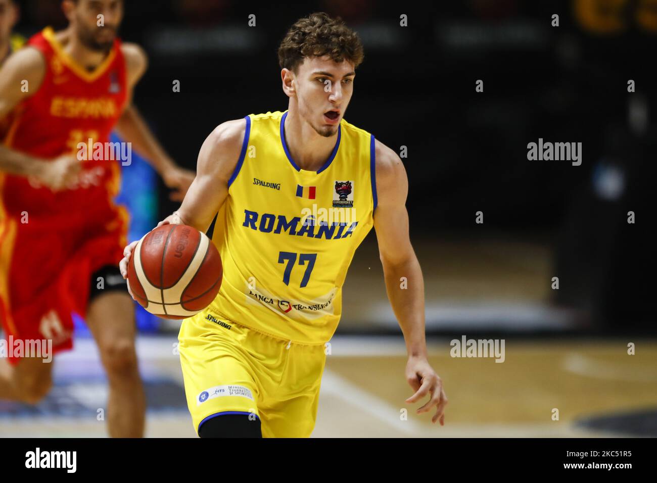 77 Mihai Marius Maciuca of Romania during the FIBA EuroBasket 2022 ...
