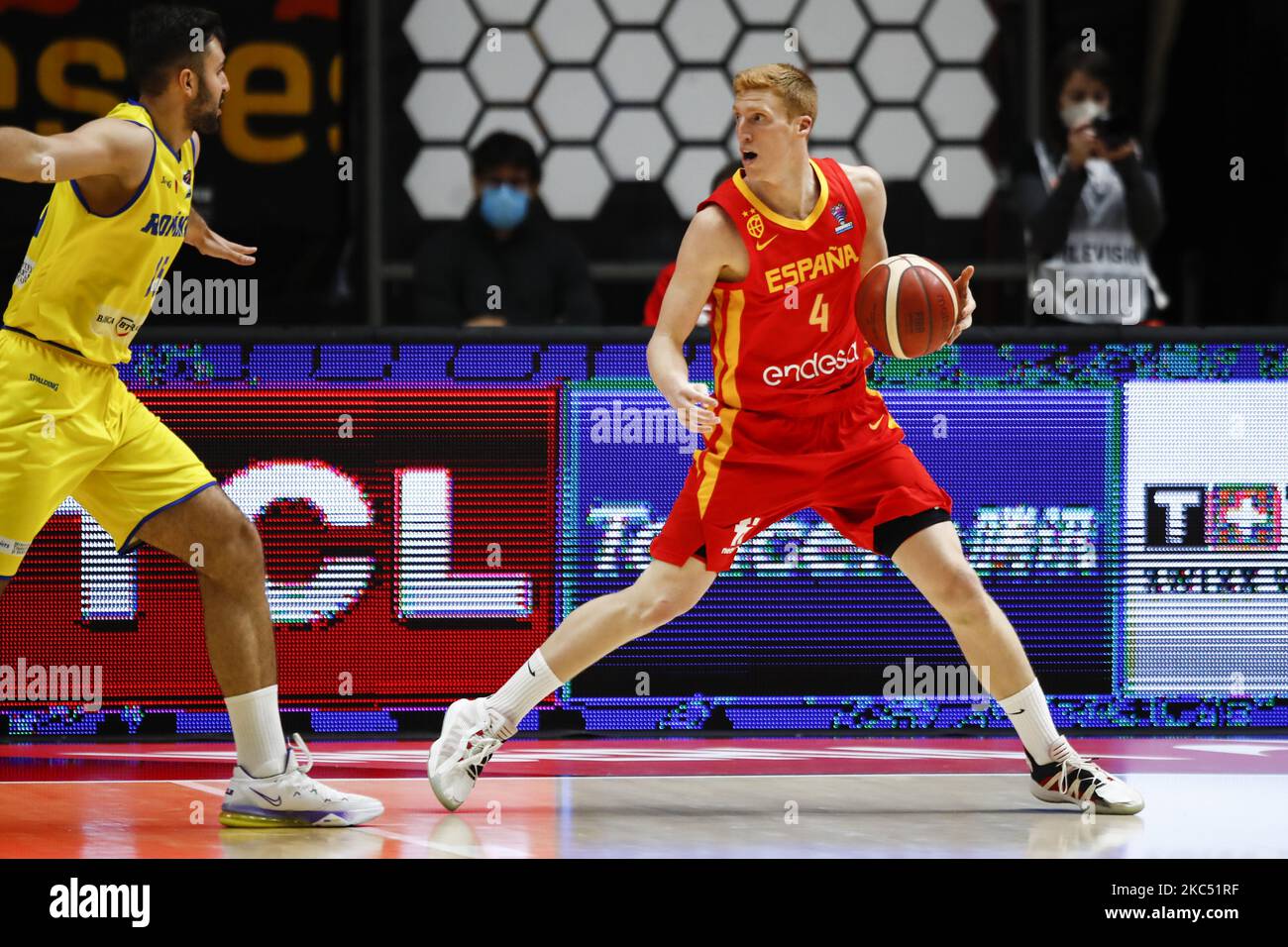 04 Alberto Diaz of Spain during the FIBA EuroBasket 2022 Qualifiers match of group A between ...