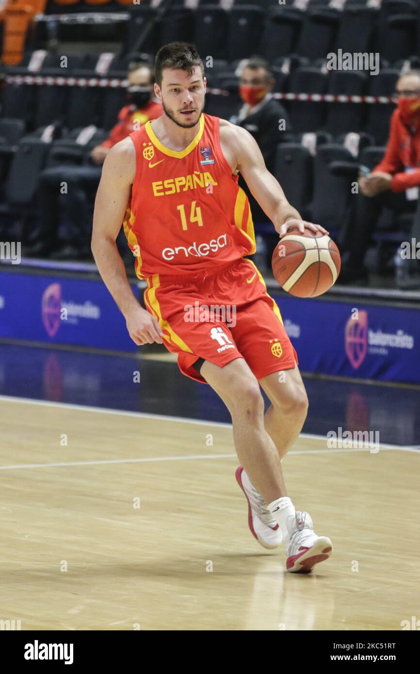 14 Jonathan Barreiro from Spain during the FIBA EuroBasket 2022 ...