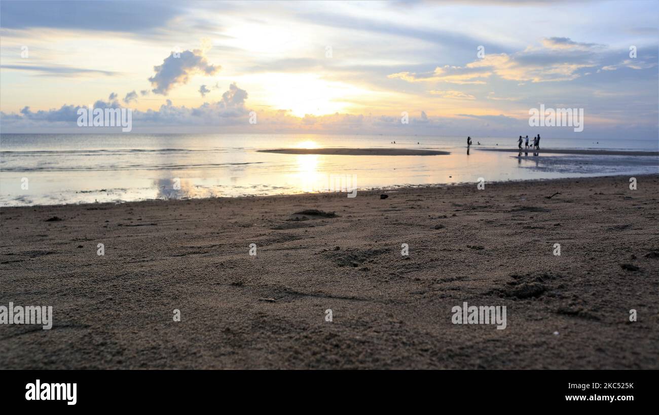 A scenic view of the Sipalay beach in Negros Occidental, Philippines at ...