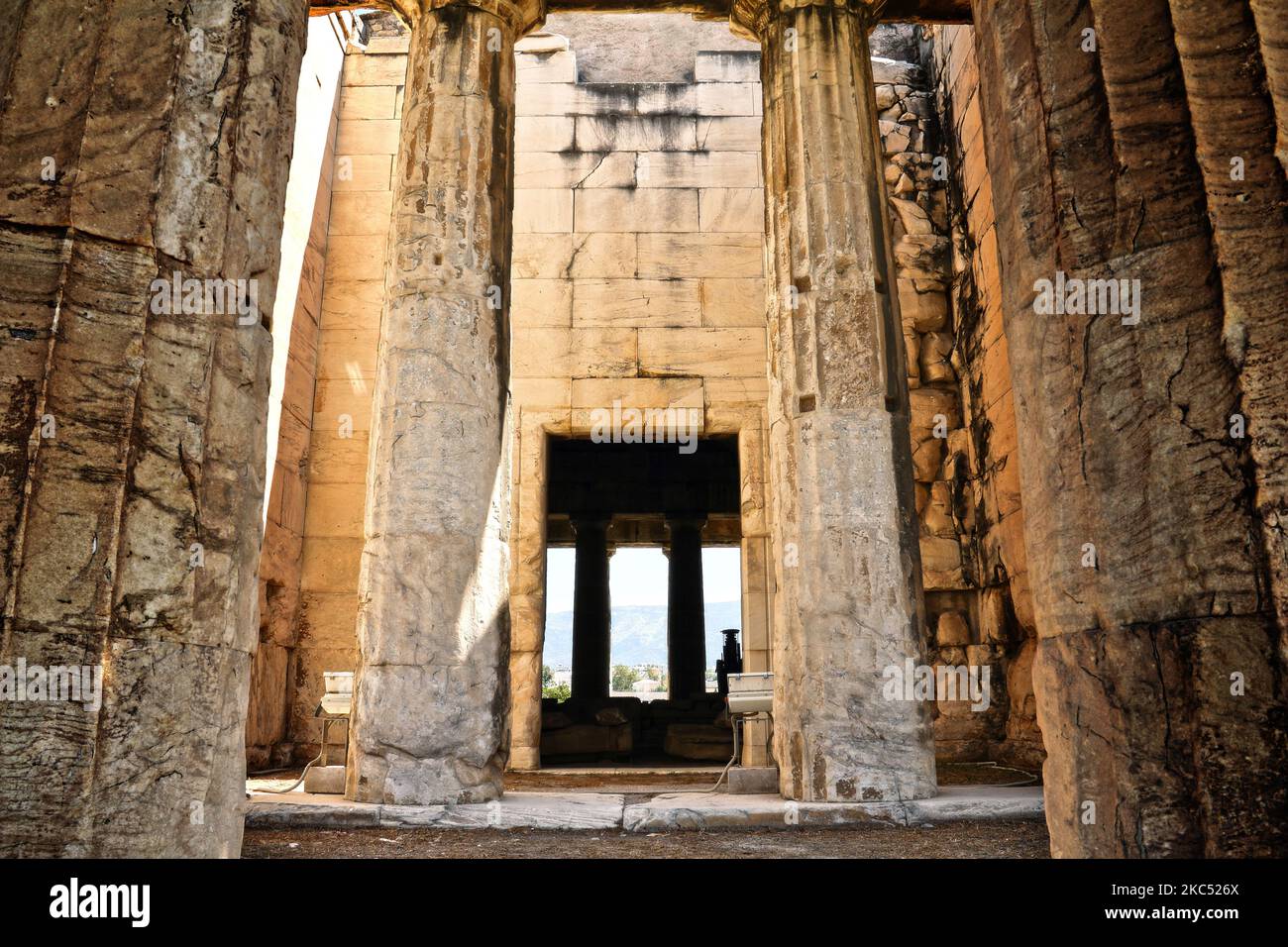 The beautiful architecture of Acropolis in Greece on a daytime Stock ...