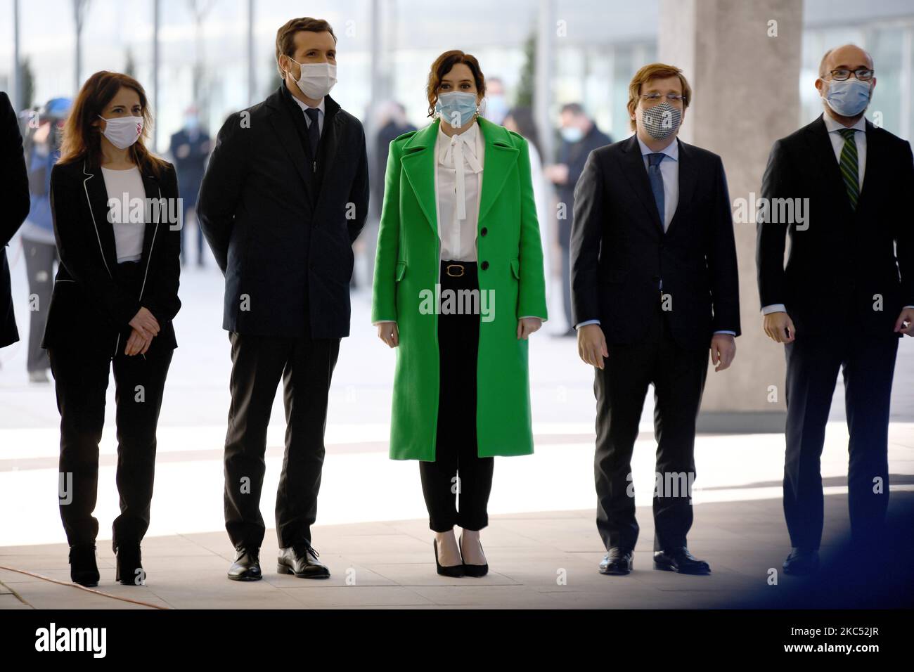 The President of the Community of Madrid, Isabel Díaz Ayuso ...