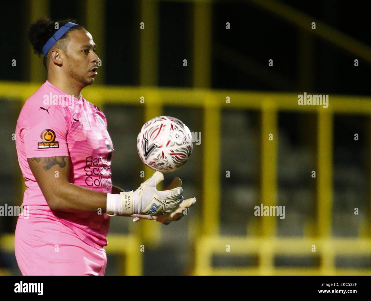Nathan Ashmore of Boreham Wood during FA Cup Second Round between ...