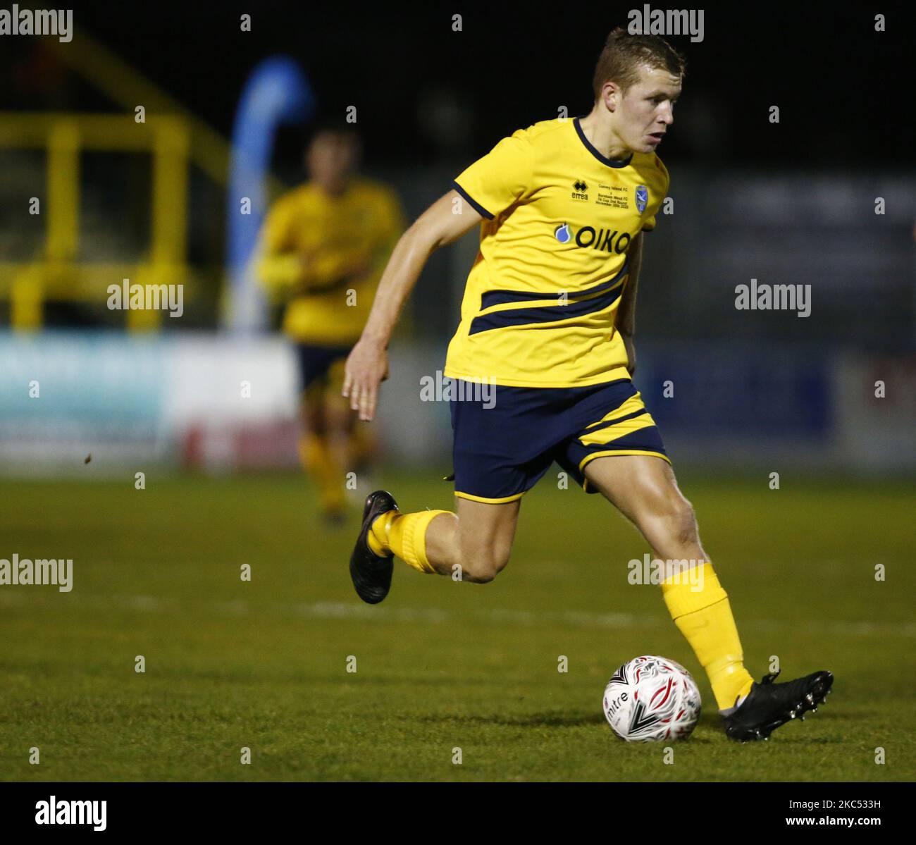 Dan Humphreys of Canvey Island during FA Cup Second Round between ...
