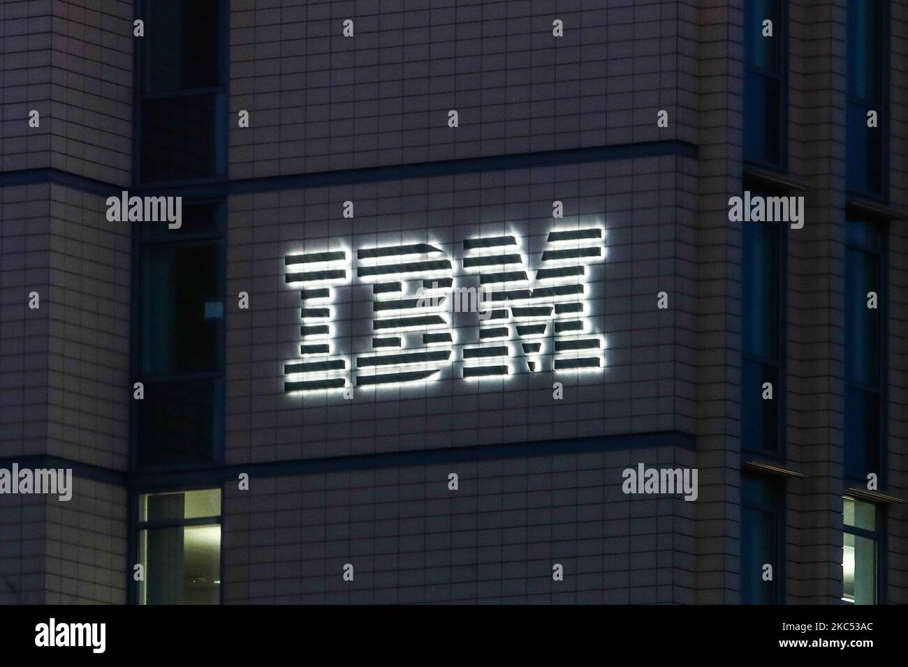 Ibm office logo hi-res stock photography and images - Alamy