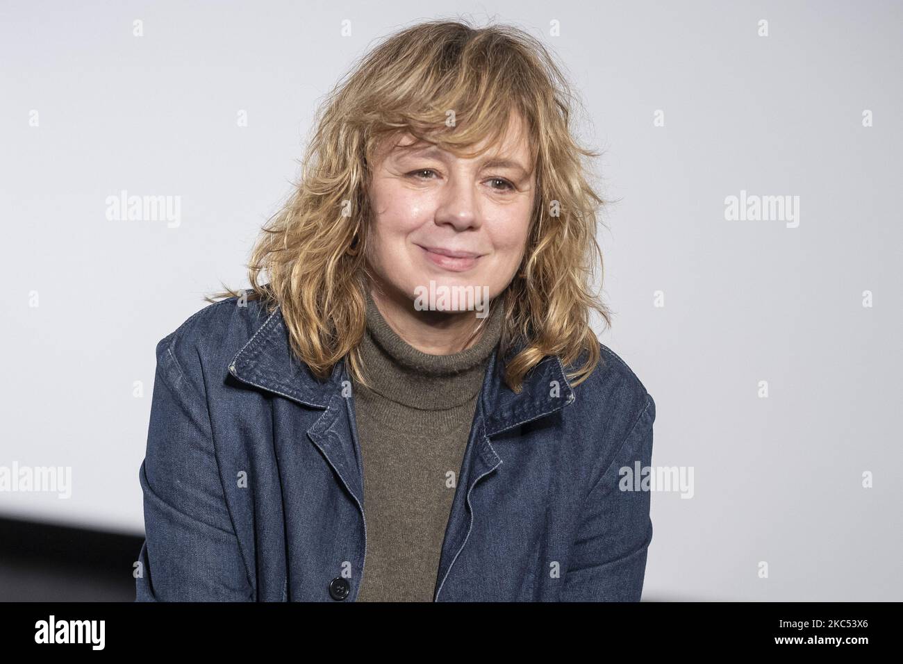 The actress Emma Suarez poses during the portrait session in Madrid ...