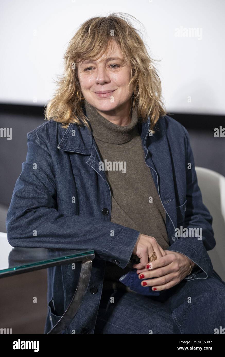 The actress Emma Suarez poses during the portrait session in Madrid ...