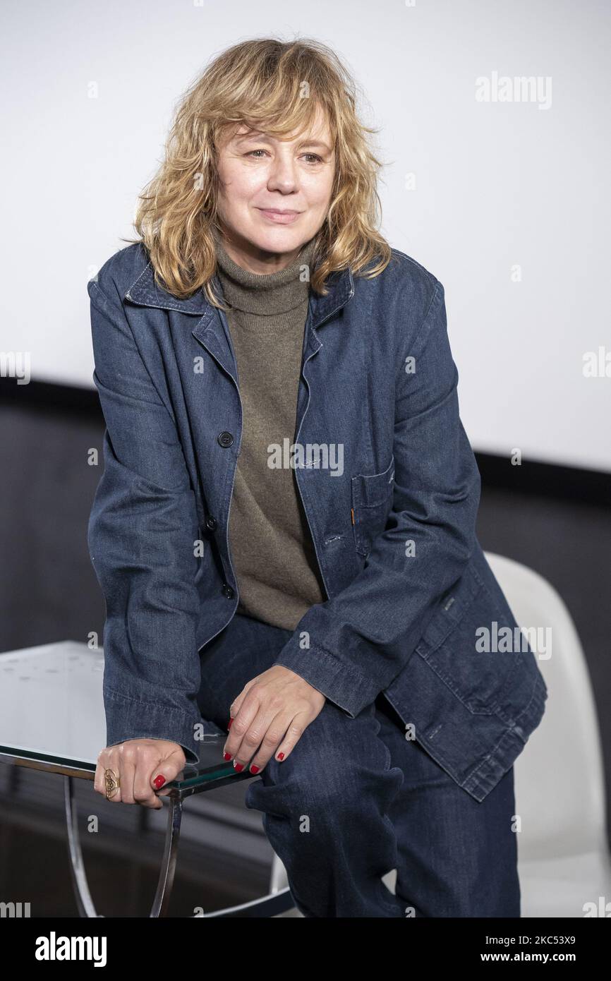 The actress Emma Suarez poses during the portrait session in Madrid ...