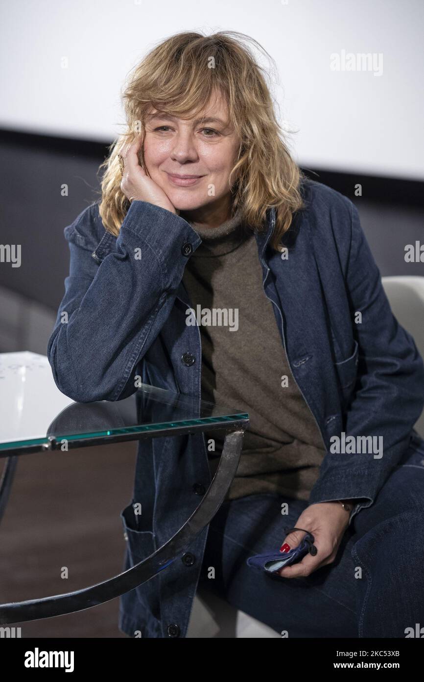 The actress Emma Suarez poses during the portrait session in Madrid ...
