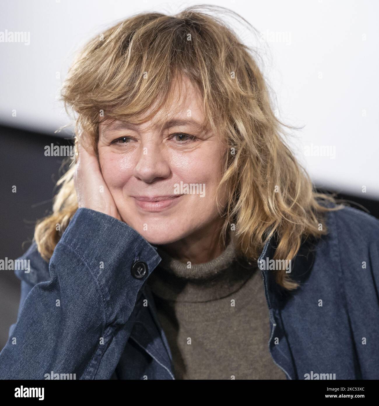 The actress Emma Suarez poses during the portrait session in Madrid ...