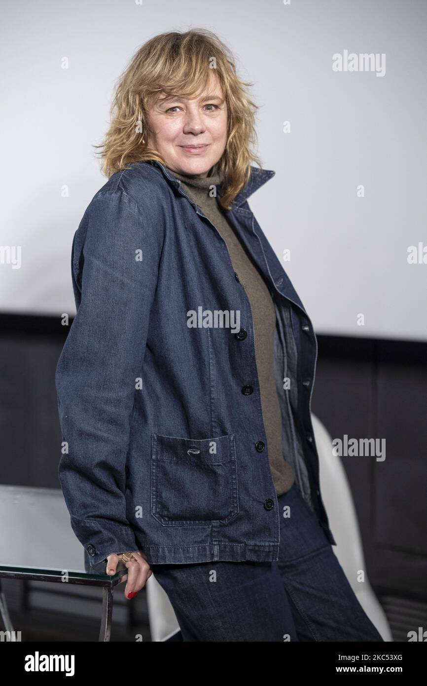 The actress Emma Suarez poses during the portrait session in Madrid ...