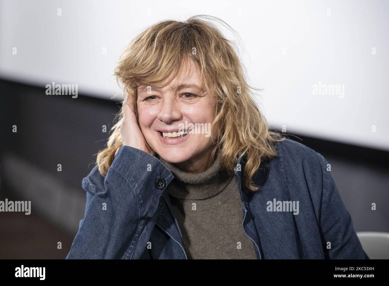 The actress Emma Suarez poses during the portrait session in Madrid ...
